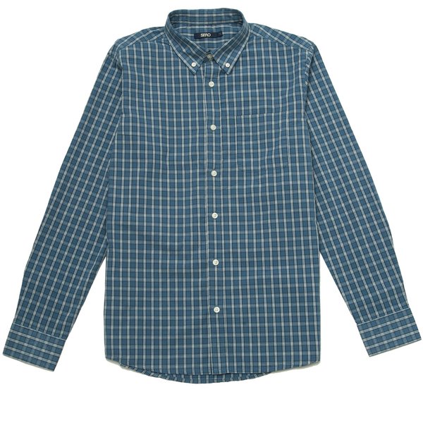 [스파오] 플레인 체크셔츠(30수)(SPYC447C12_BL) - SSG.COM