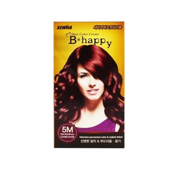 BTM 비해피칼라크림-다크레드브라운 5M (W7E91E1) - SSG.COM
