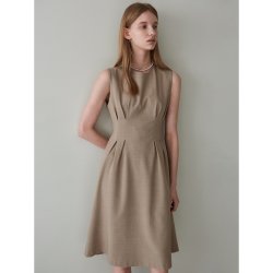 PLEATE MIDI STRING OPS_BROWN - SSG.COM