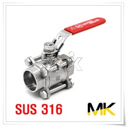 [MK]스텐프리미어볼밸브 3PC(316) 용접 32A - SSG.COM