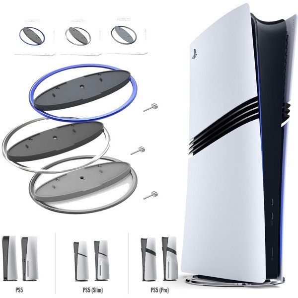 PS5 프로 슬림 수직 스탠드 거치대 받침대 플스5 디스크 디지털 PRO 호환-타입2-아연합금 - SSG.COM