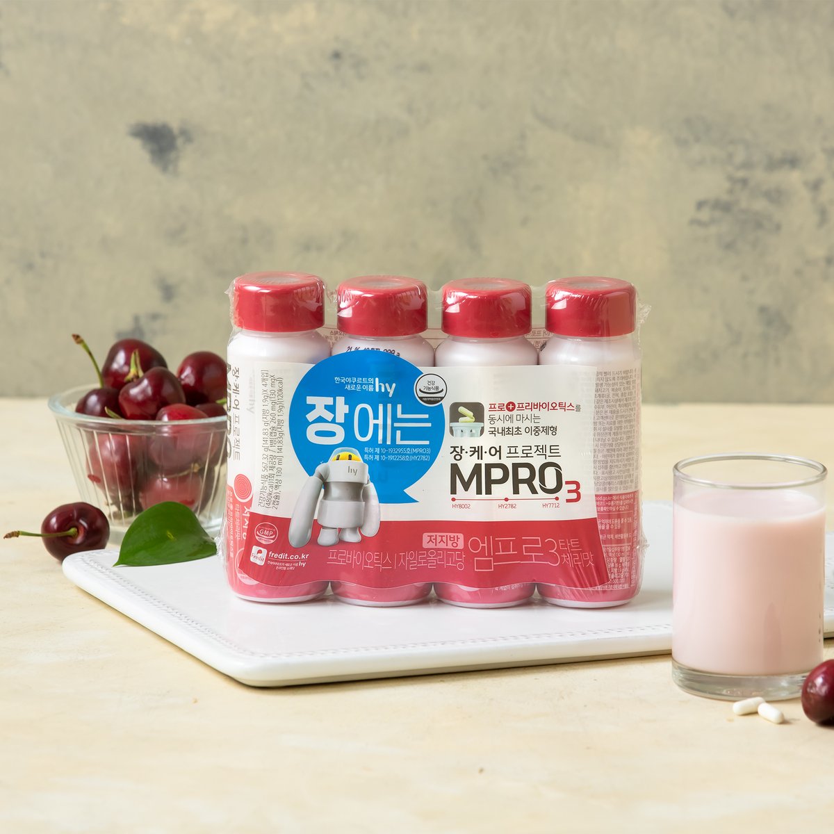 한국야쿠르트 장케어 MPRO3 저지방 타트체리맛 130ml*4 - SSG.COM