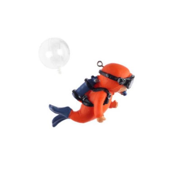 수조관 장식 B 어항 물고기 용품 캐릭터 오렌지 1p X ( 2매입 ) - SSG.COM