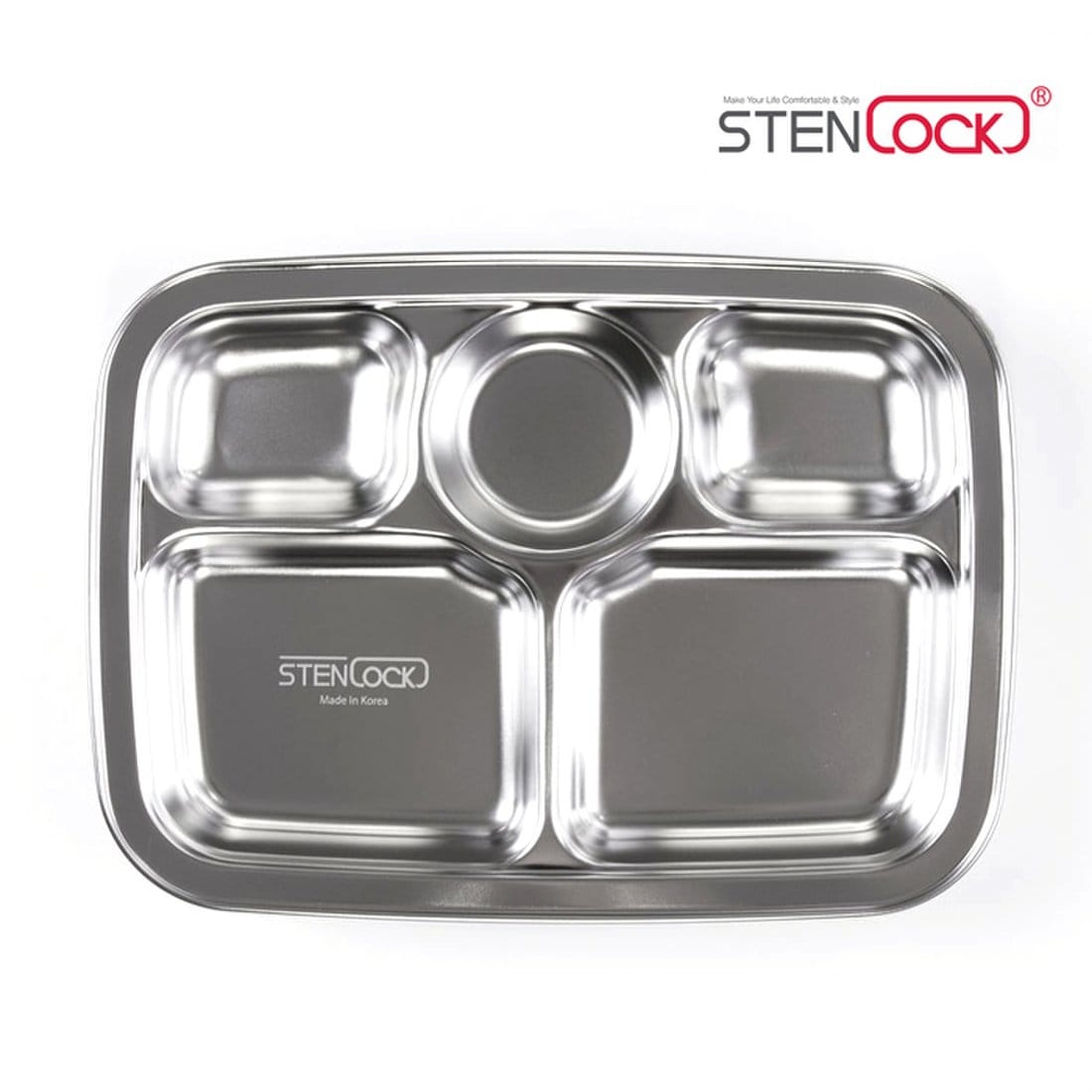 스텐락 스테인레스 304 다이어트 사각 식판 스텐 배식판 유아식판, 믿고 사는 즐거움 SSG.COM