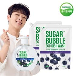 [이찬원 세제] 슈가버블 주방세제 블루베리드롭 470ml + 리필 1.2L x 2개.. - SSG.COM