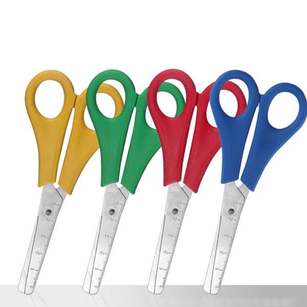 스테인레스 눈금 가위 사무용 재단용 다용도 5cm - SSG.COM