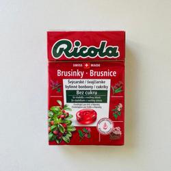 리콜라 무설탕 허브캔디 크랜베리 스위스 Ricola 40g - SSG.COM