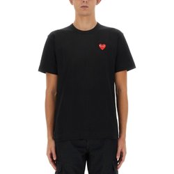 [꼼 데 가르송 플레이] T-shirt AX-T108-051_1 BLACK - SSG.COM