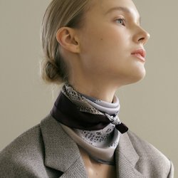 heart paisley silk mini scarf (2color) - SSG.COM