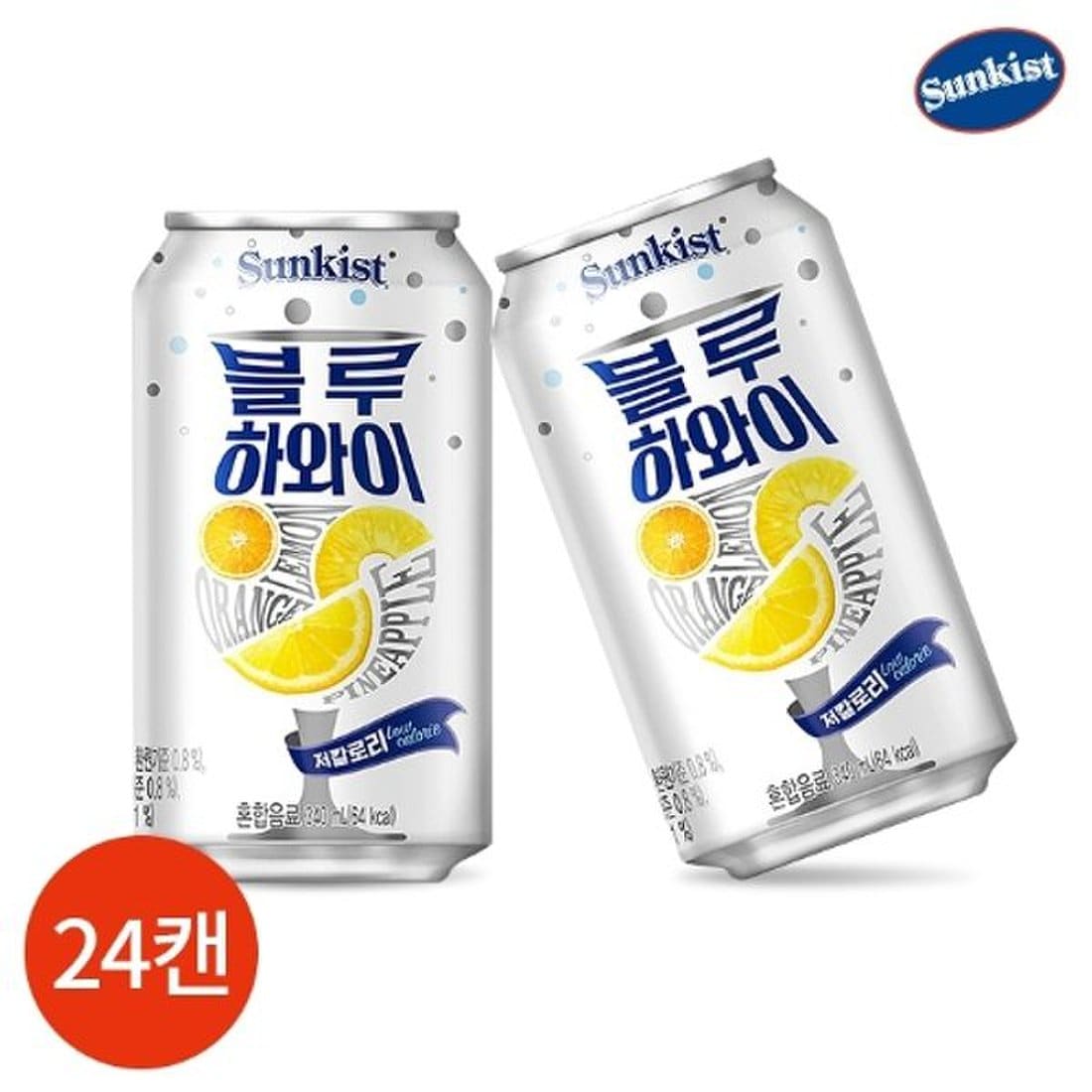 해태 썬키스트 칵테일 블루하와이 340ml x 24캔, 믿고 사는 즐거움 SSG.COM