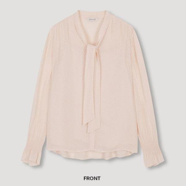 쉬즈미스 NC02 스퀘어 패턴 타이넥 블라우스 SWWBLM11060 (S9619255) - SSG.COM