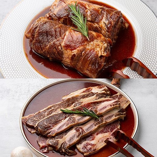 [참다올] 소문난 군산갈비맛집 BBQ 갈비2종(왕갈비 350g+LA갈비 500g) - SSG.COM