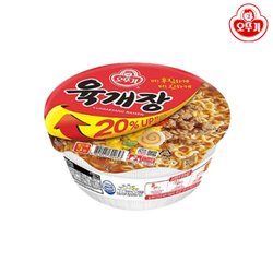 오뚜기 육개장 사발면 104g 24개 - SSG.COM