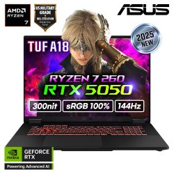 ASUS TUF A18 FA808UH-S8030 라이젠 7 260/지포스 RTX5050 게이밍 노트북 - SSG.COM