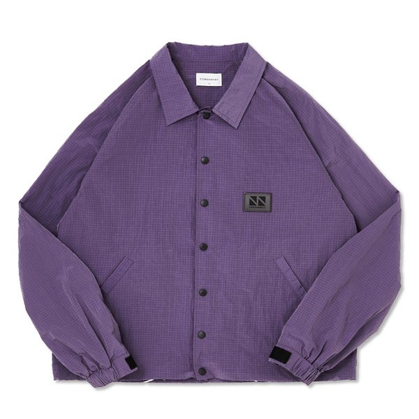 [꼼소넛] snap button shirt (Purple) CSOj-101 [Unisex] - SSG.COM