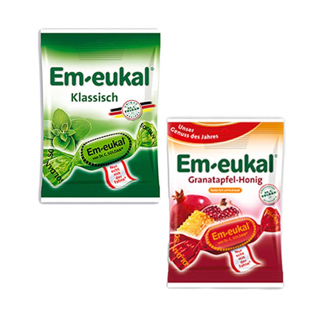 엠오이칼 독일 감기캔디 클래식(녹색) 75g 2입+석류꿀(빨강색) 75g 2입, 이마트몰, 당신과 가장 가까운 이마트