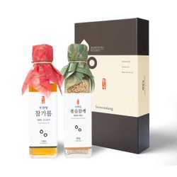 [서원당] 선물세트 2호(참기름 170ml+볶음참깨 85g) - SSG.COM