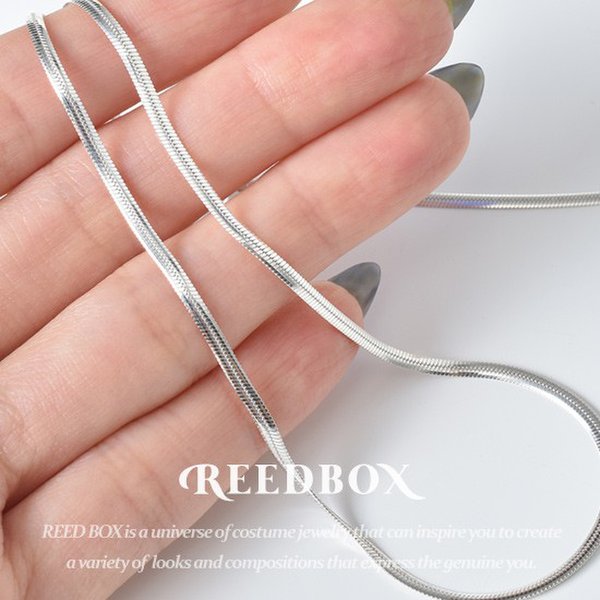 925실버 이태리체인 스네이크 뱀줄 목걸이 팔찌 세트 - SSG.COM