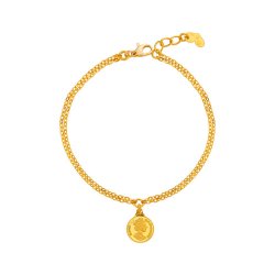 여자 순금 팔찌 엘리자베스 코인 24K 3.75g 18K장식 - SSG.COM