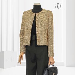 윈(une) [77까지][누빔안감]럭셔리골드시퀸트위드자켓 - SSG.COM