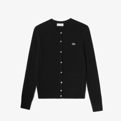 (여성) 24FW 케이블 크루넥 가디건 AF091E-54N 031 (블랙) - SSG.COM