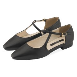 SPUR[스퍼] 사이드오픈 메리제인_QS7007(블랙) - SSG.COM