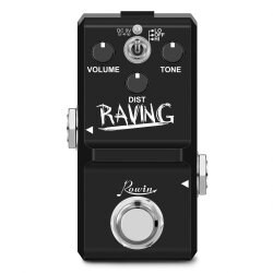 Rowin Analog Heavy Metal Distortion Pedal Mini Raving Pedal for Guitar ...