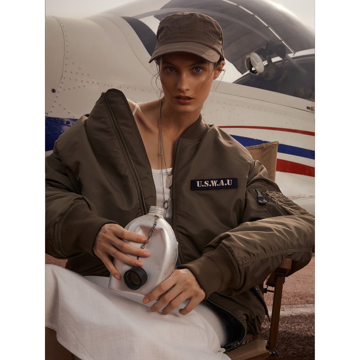 후아유 리버서블 MA1 자켓 WHJJD4T31M - SSG.COM