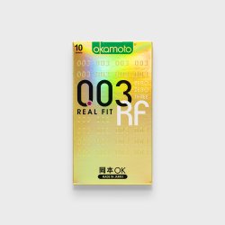 오카모토 003 RF(리얼핏) 무꼭지 초박형 콘돔 10p - SSG.COM