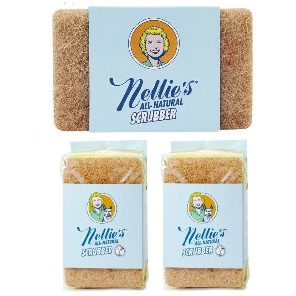 넬리 내추럴 키친수세미 6개(2ea x 3) 천연 펄프행주 거품이잘나는 천연수세미 - SSG.COM