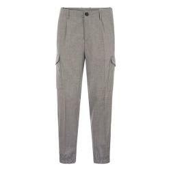 23FW 브루넬로 쿠치넬리 스트레이트 팬츠 ME226H0640 GREY - SSG.COM