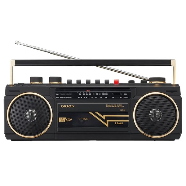 ORION Bluetooth USB SD MP3 FM AM SCR-B3A BK (오리온) 스테레오 라디오 카세트 기능 탑재 ...