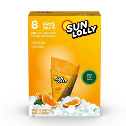썬 롤리 Sun Lolly 아이스바 오렌지 520g (65g x 8) - SSG.COM