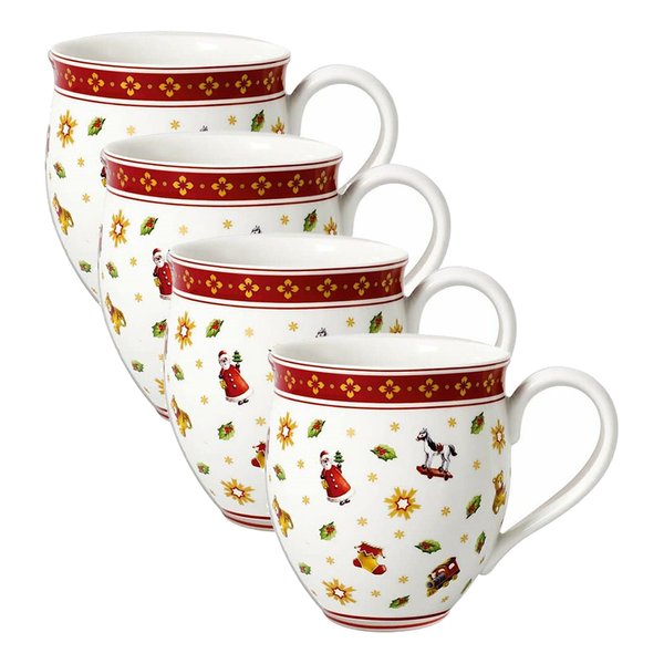 [해외직구] 빌레로이앤보흐 크리스마스 머그컵 독일직구 Toys Delight 440ml 4개 - SSG.COM