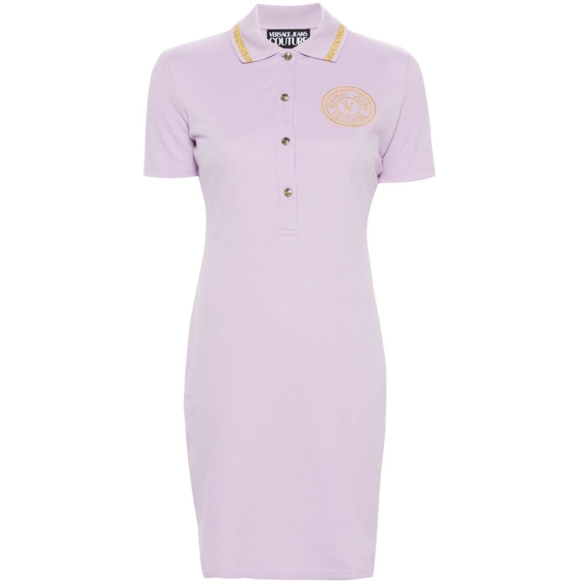 [베르사체 진스 꾸뛰르] Short sleeve dress 76HAOT03CJ01TG33 Purple - SSG.COM