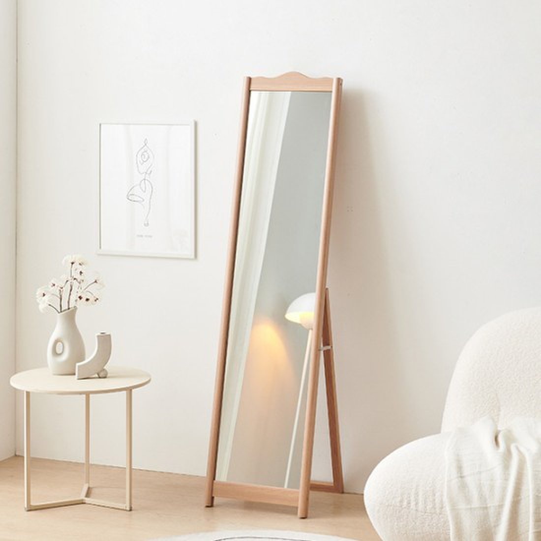 1300K 웰우드 라이피 스탠드형 전신거울 400 x 1600, 믿고 사는 즐거움 SSG.COM