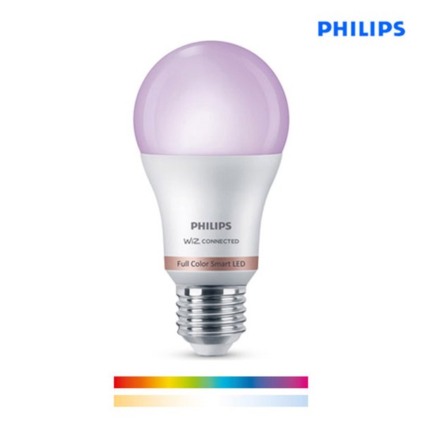 필립스 WIZ 위즈 IOT 스마트 컬러 벌브 LED 8W - SSG.COM
