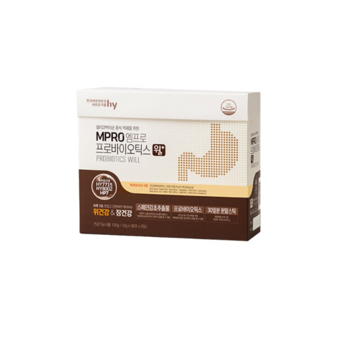 MPRO 앰프로 프로바이오틱스 윌 플러스 (+) 120g(2g 30포 2입) 1개, 신세계적 쇼핑포털 SSG.COM