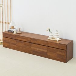 루미아 멀바우 2단 TV거실장 2000 - SSG.COM