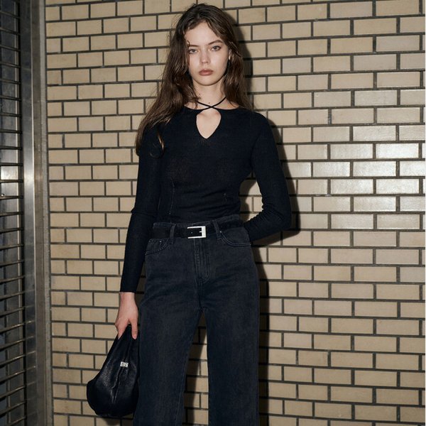 르네제이 / Long Slim Ribbon Knit - SSG.COM