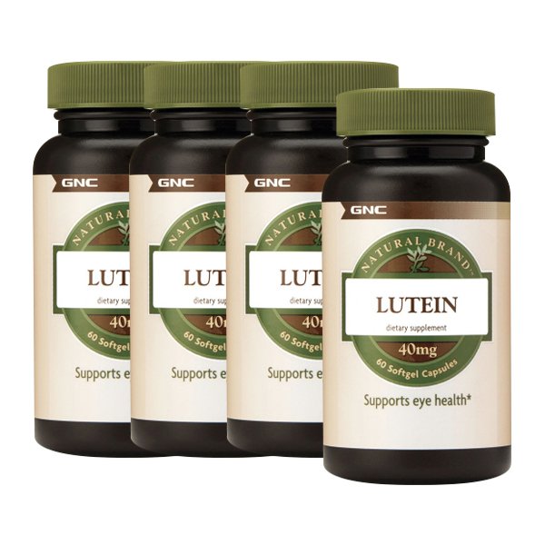[해외직구] 지앤씨 네츄럴 브랜드 루테인 40mg 60캡슐 x4 - SSG.COM