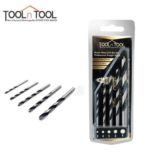툴앤툴 파워 목재 드릴비트 플라스틱 천공 5P - SSG.COM