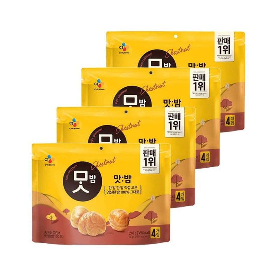 CJ 맛밤 60g 4개입 x4개, 믿고 사는 즐거움 SSG.COM