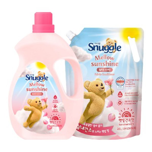 스너글 햇빛건조 섬유유연제 멜로우선샤인 4L + 2.6L - SSG.COM
