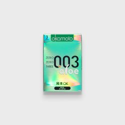 오카모토 003 알로에 부드러운 초박형 콘돔 3p - SSG.COM
