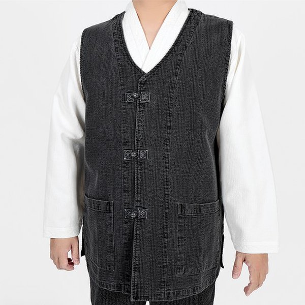 1300K 3110 남자 자가드면 먹색 조끼 1color - SSG.COM