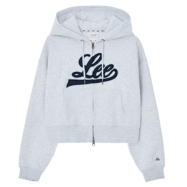LEE 우먼 유니온 아플리케 후드집업 A1 LE2403HZ61 LG BK PI - SSG.COM