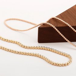 18K 심플 볼 목걸이(3mm) - SSG.COM