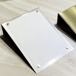 실버 메탈 디자인 스탠드 메뉴판 POP A5 자석형 - SSG.COM