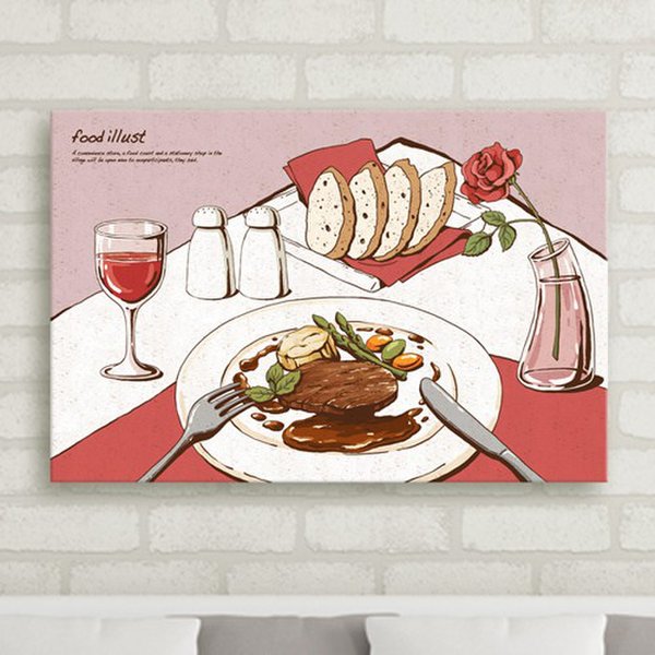 1300K iw705 푸드일러스트양식중형노프레임 - SSG.COM